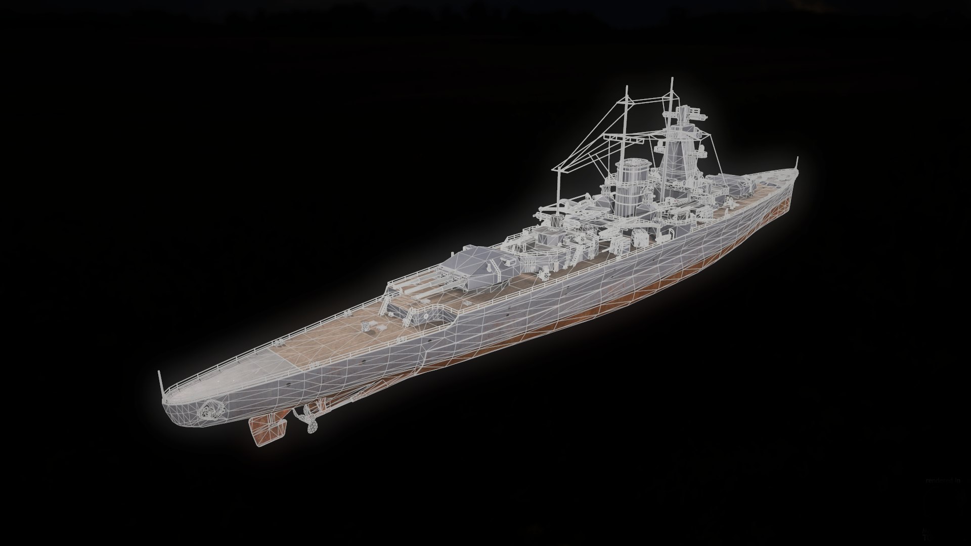 3D Model Admiral Scheer Type Deutschland - TurboSquid 1196246