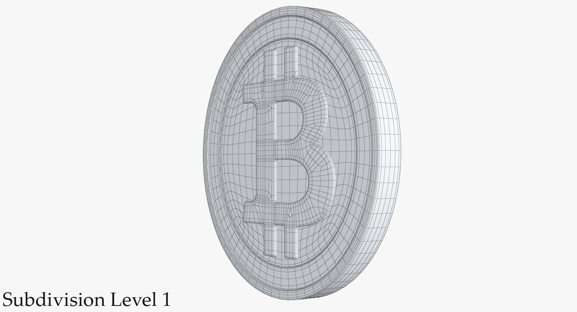 Bitcoin 1 3D - TurboSquid 1154755