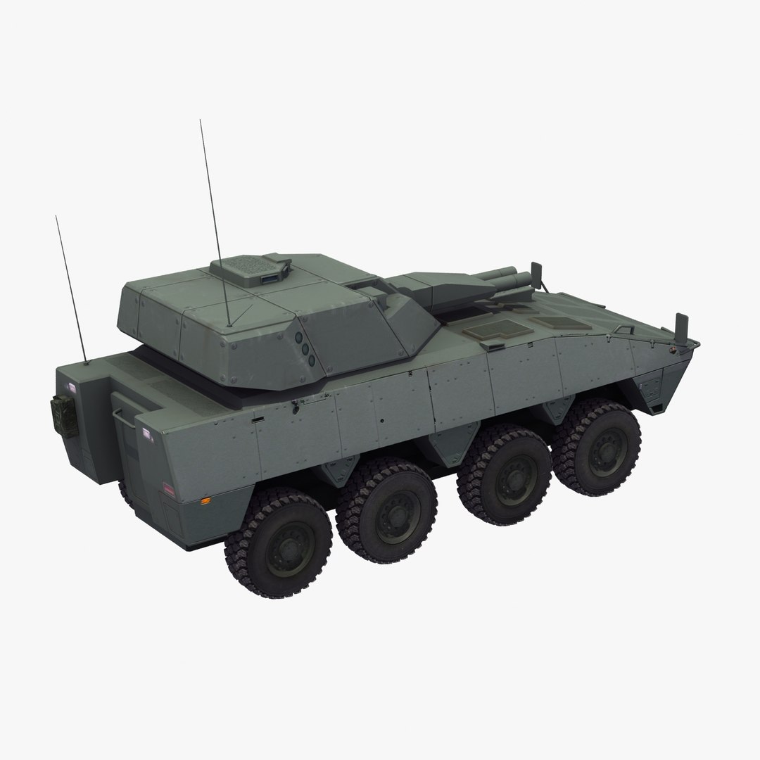 3D patria amos mortar model - TurboSquid 1337167
