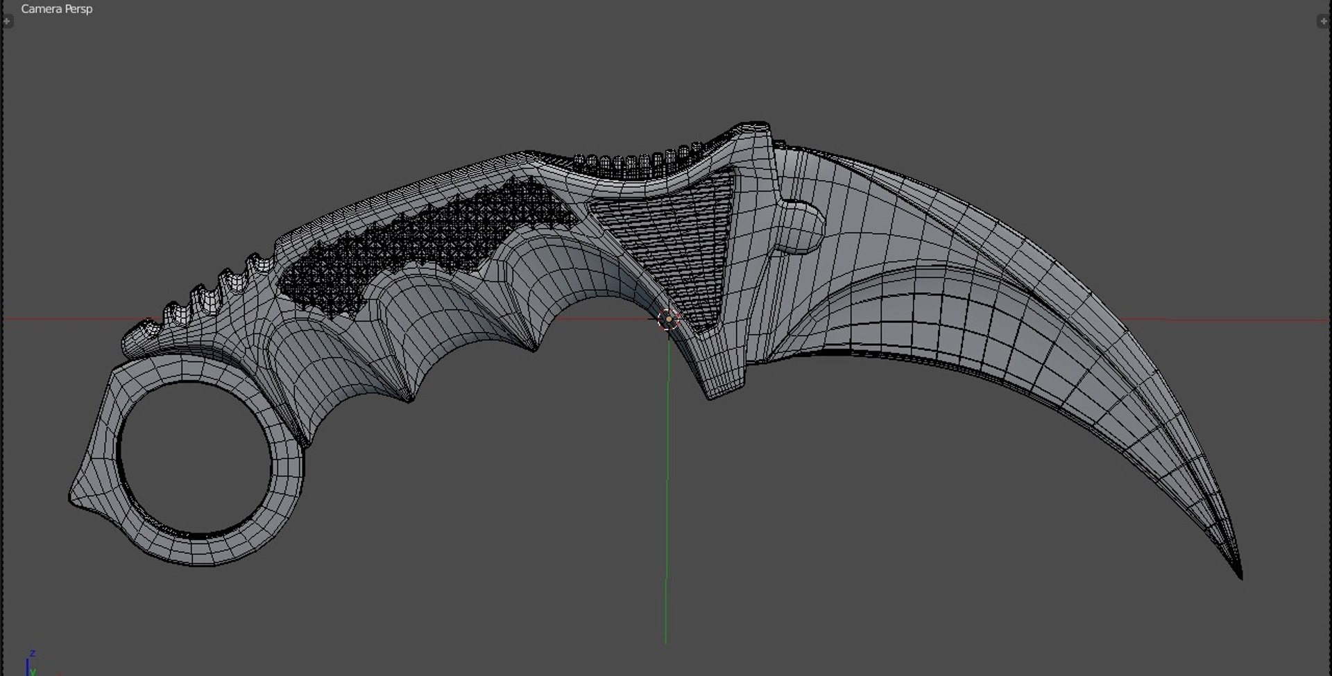 3D Knife Modeled Blender - TurboSquid 1344825