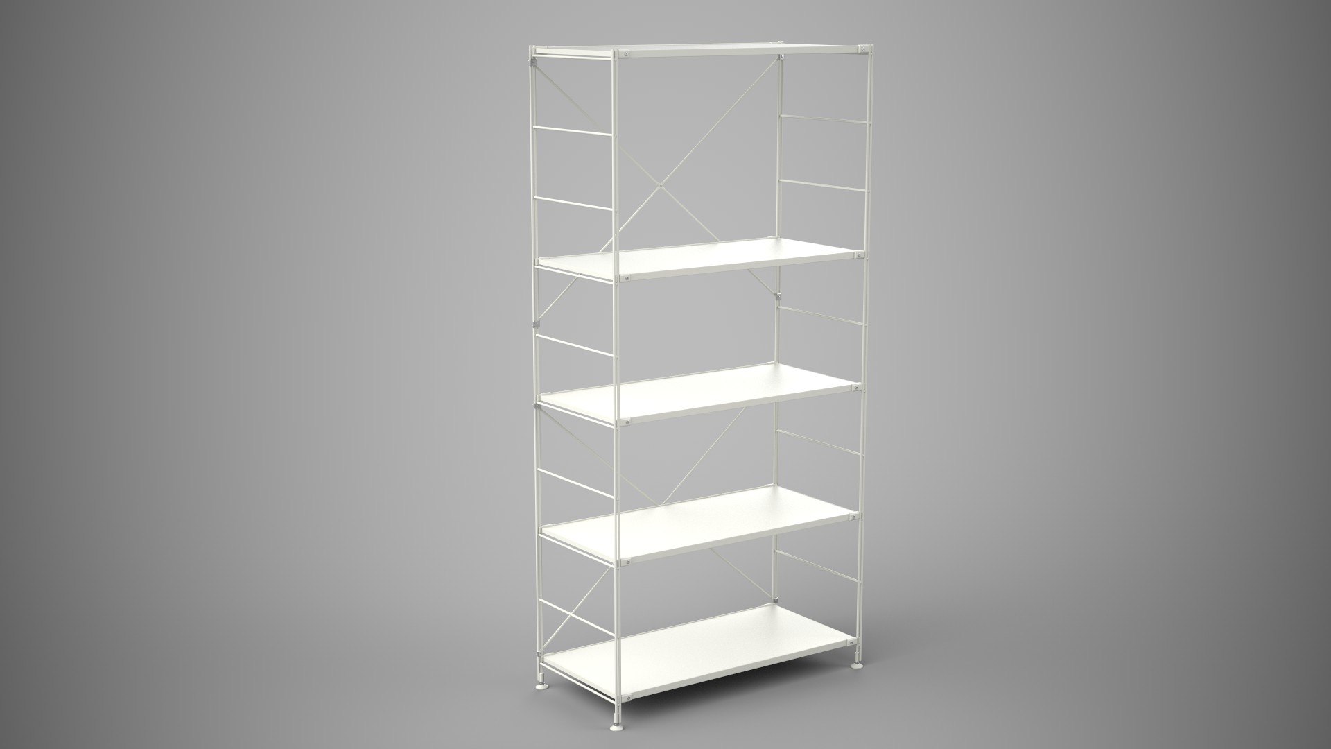 3D Metal Rack Model Model - TurboSquid 2189790
