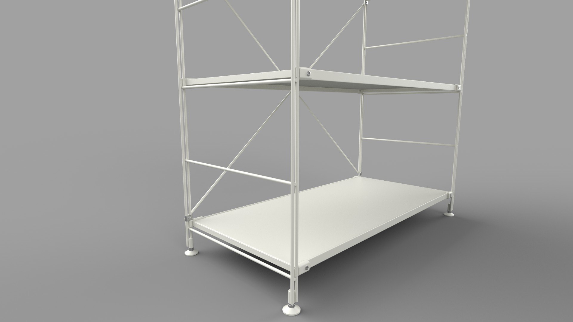 3D Metal Rack Model Model - TurboSquid 2189790