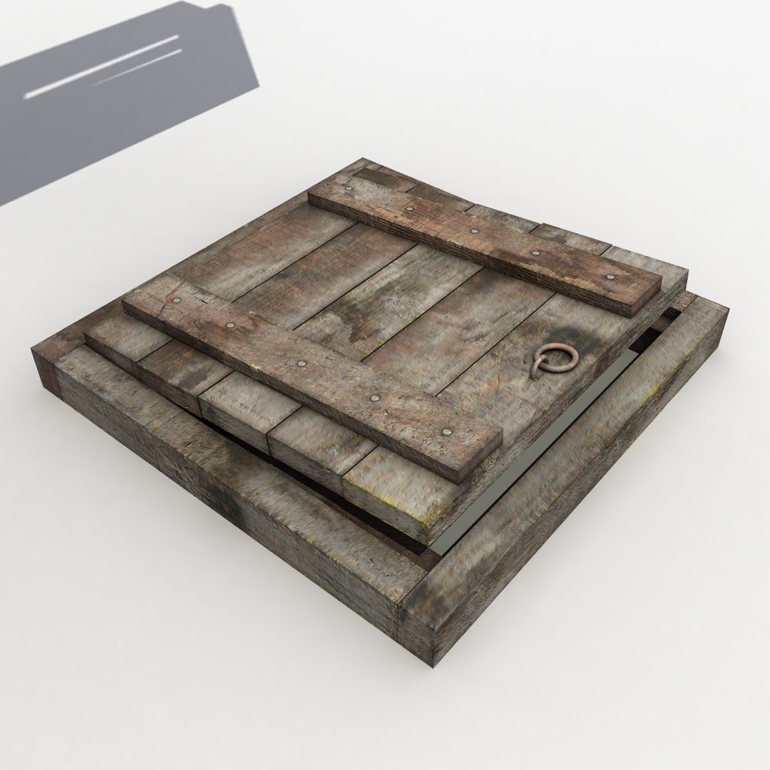 3d medieval floor trap model