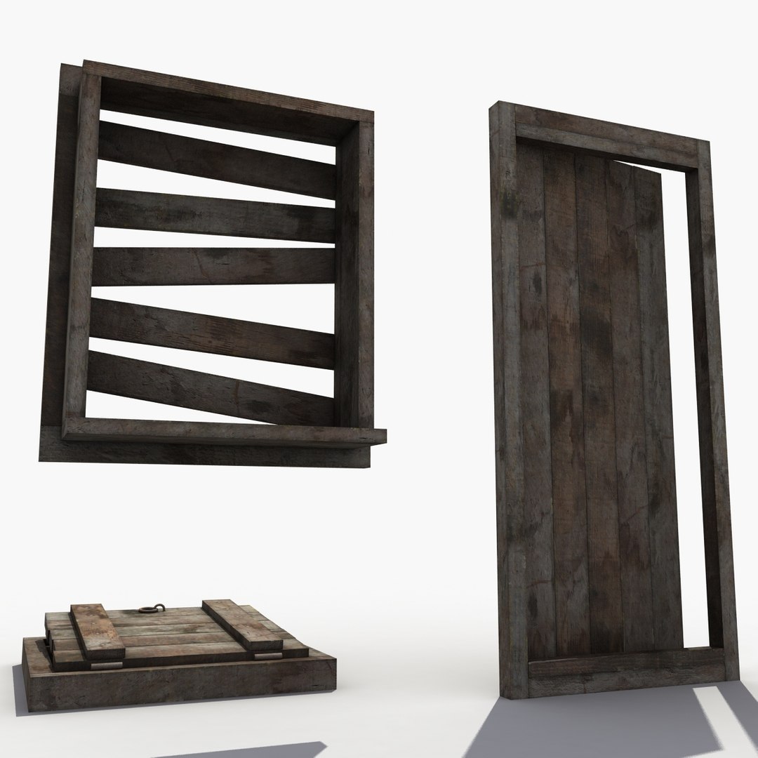 3d medieval floor trap model