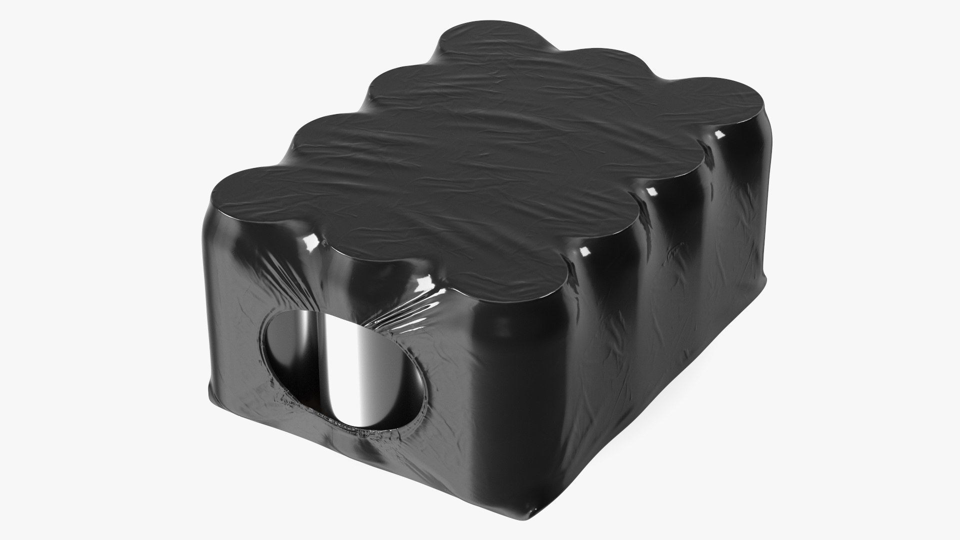 Aluminium Can 330ml 12 Pcs Pack Black 3D model - TurboSquid 2155450