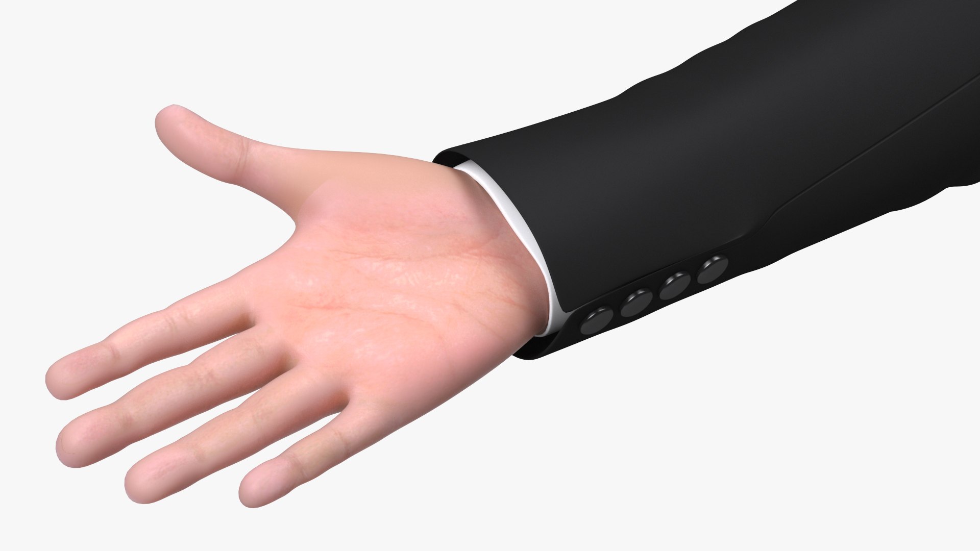 3D Asian Man Tunic Suit T Pose - TurboSquid 1851772