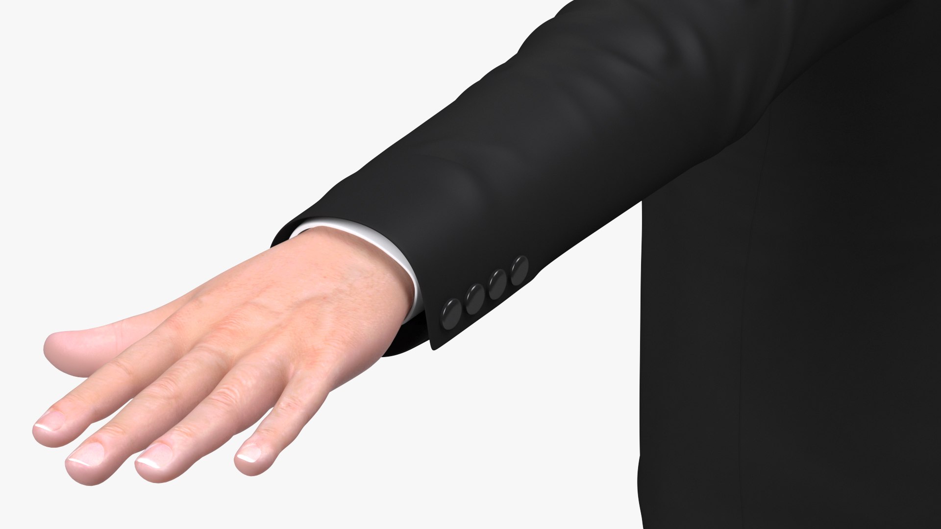 3D Asian Man Tunic Suit T Pose - TurboSquid 1851772