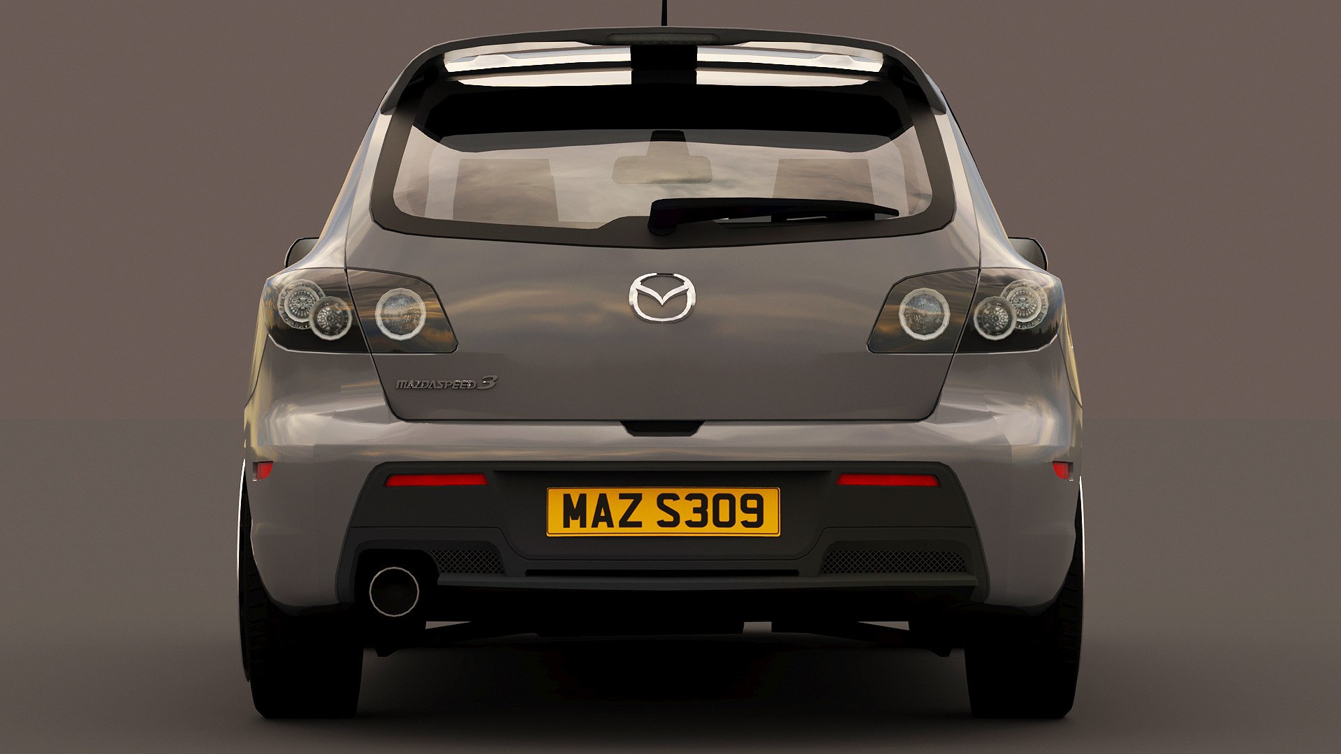 3D Model Mazda Mazdaspeed 3 2009 - TurboSquid 2157815
