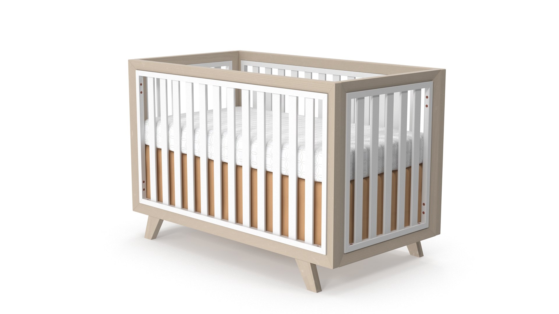 3D Baby Cribs Collection Model - TurboSquid 2389480