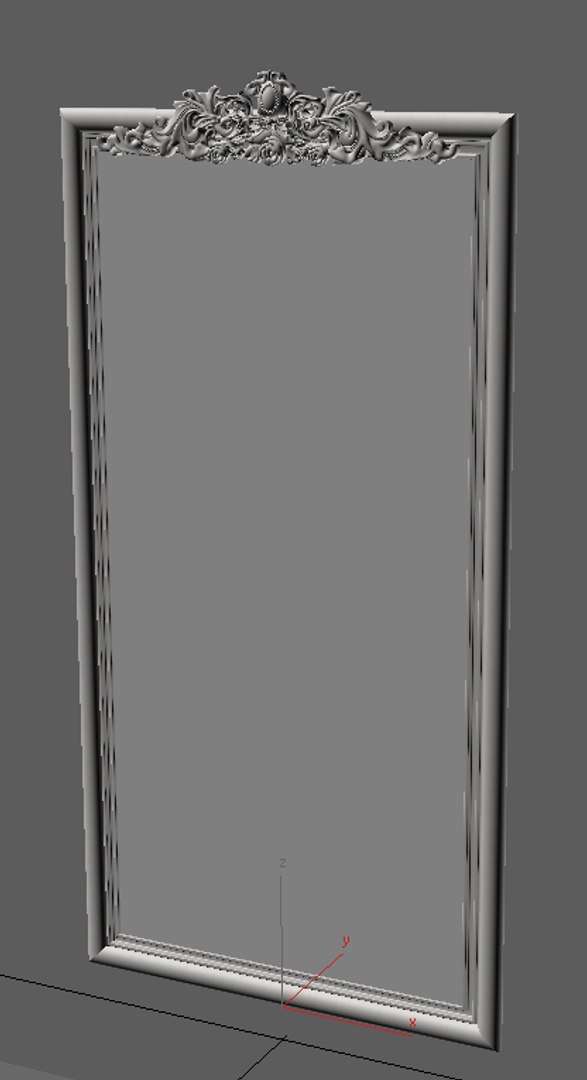 Classic Mirror 3d Model