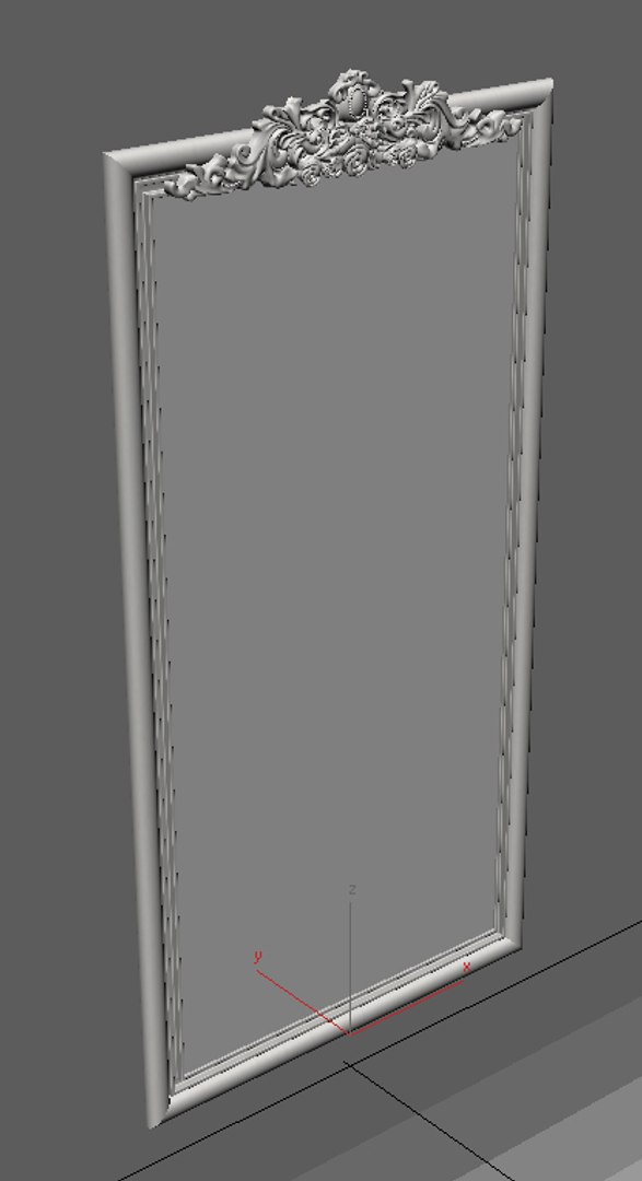 Classic Mirror 3d Model