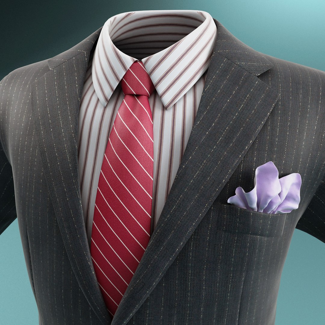 3ds Max Men Jacket V4