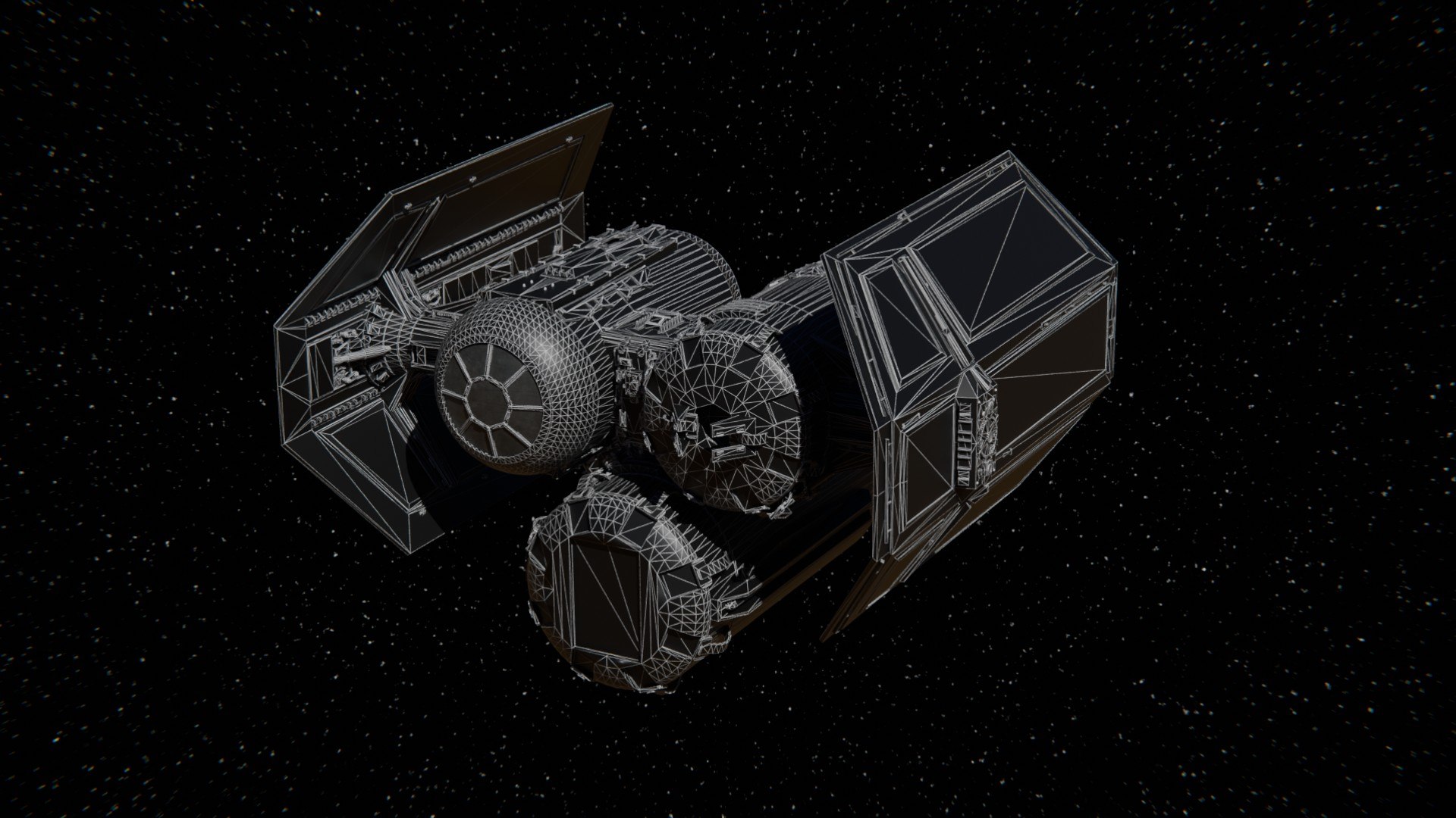 3D Star Wars TIE Lander - TurboSquid 2330475