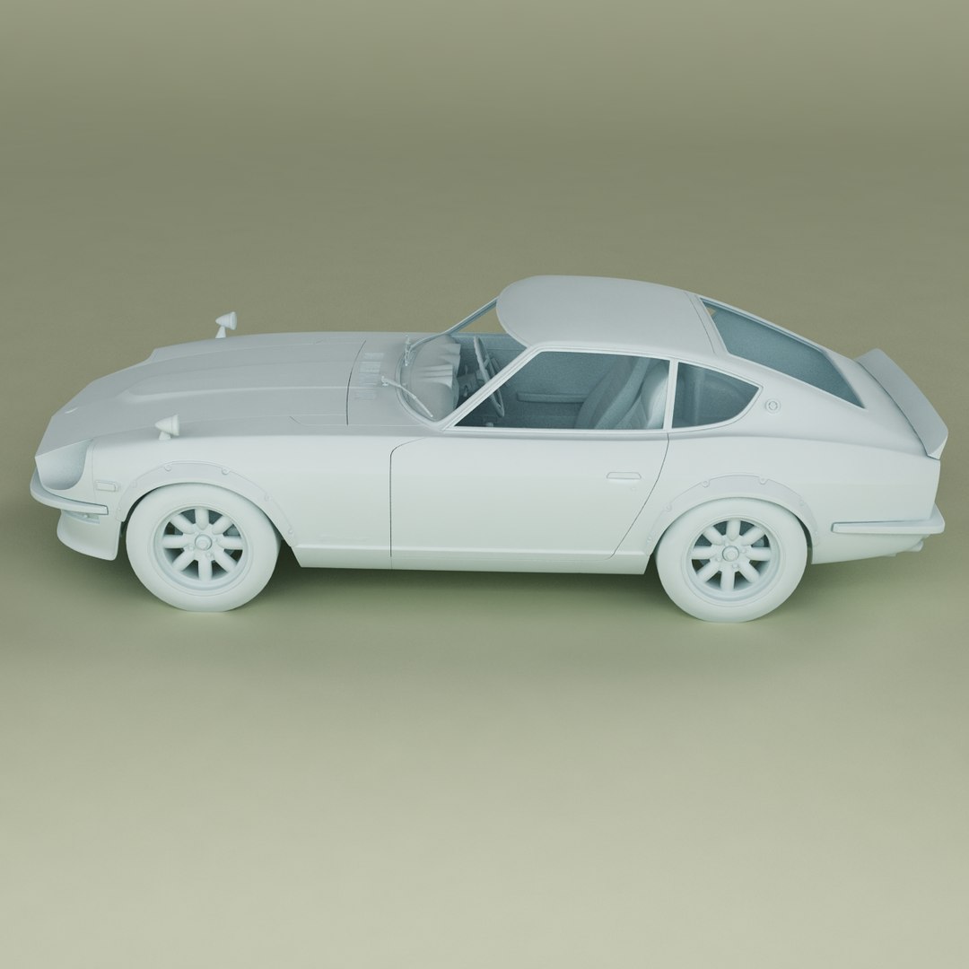 Datsun 240Z JDM Model - TurboSquid 2085525