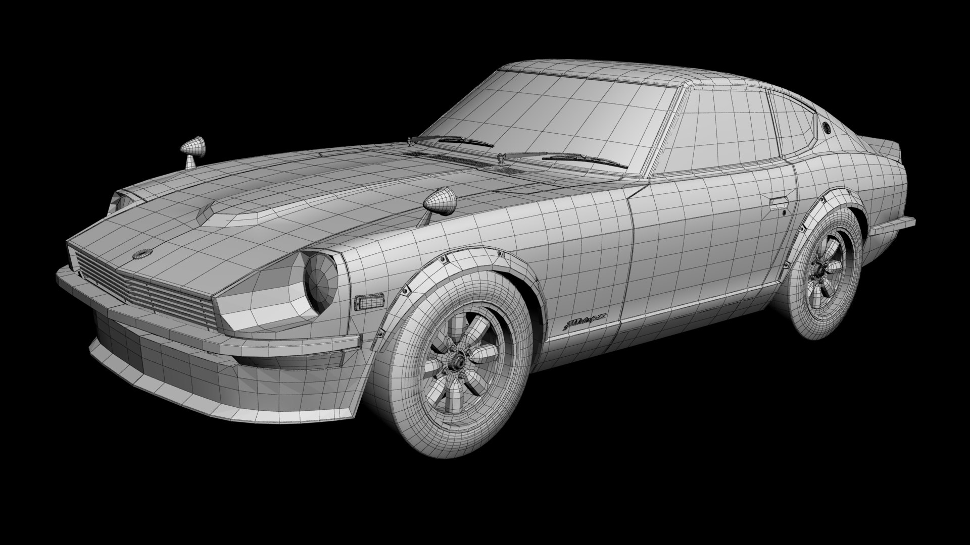 Datsun 240Z JDM Model - TurboSquid 2085525