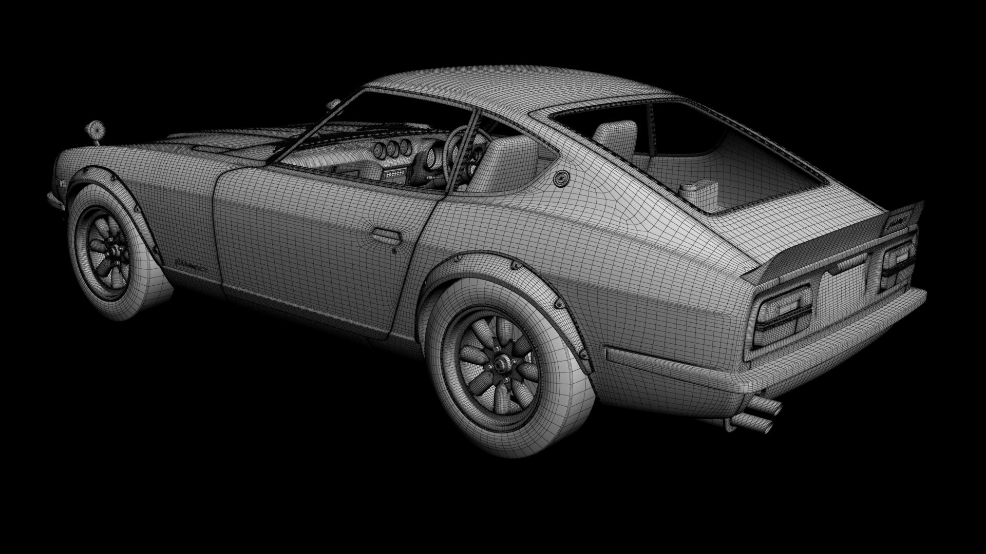 Datsun 240Z JDM Model - TurboSquid 2085525