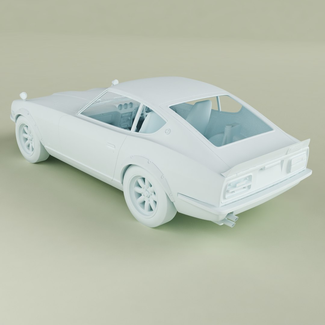Datsun 240Z JDM Model - TurboSquid 2085525
