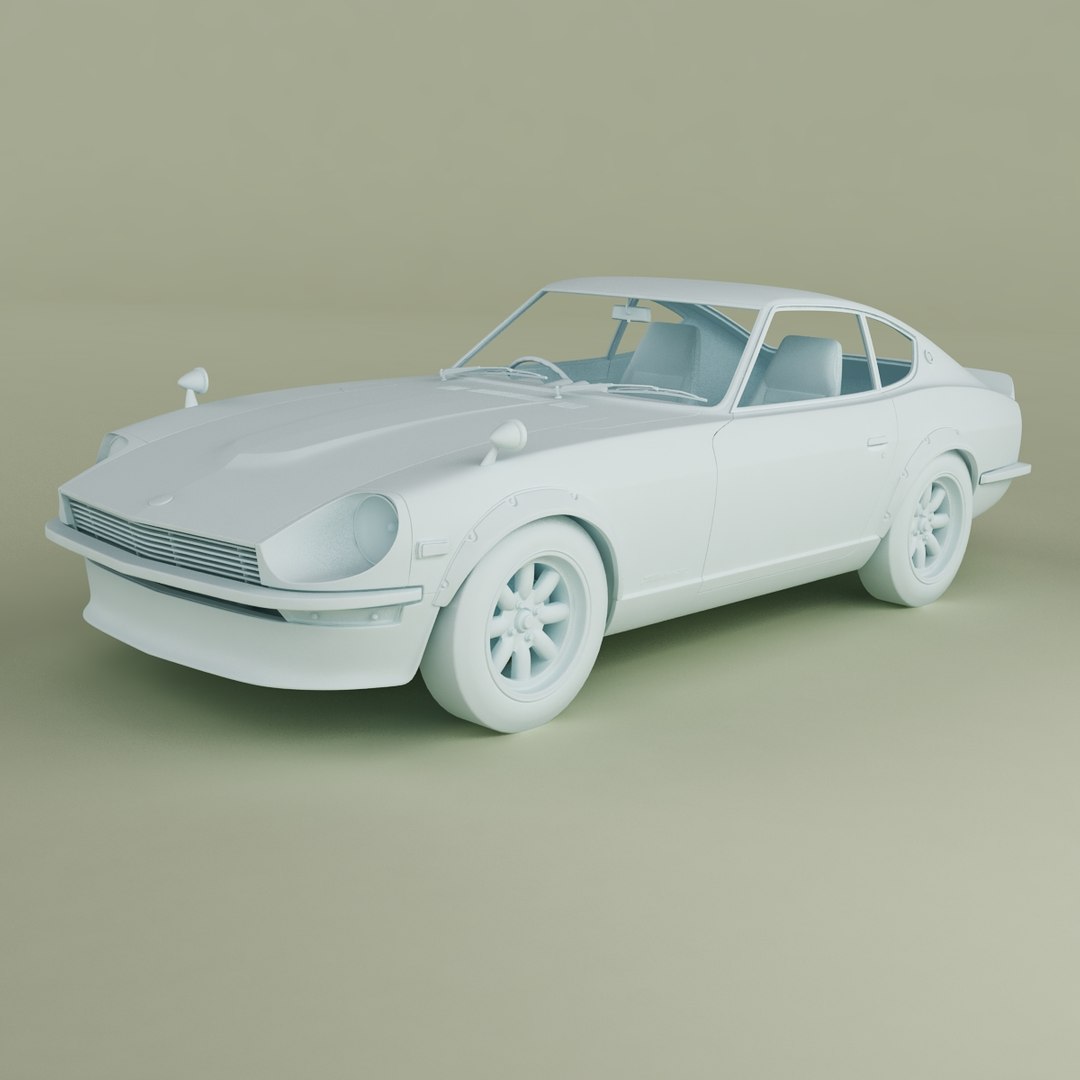 Datsun 240Z JDM Model - TurboSquid 2085525