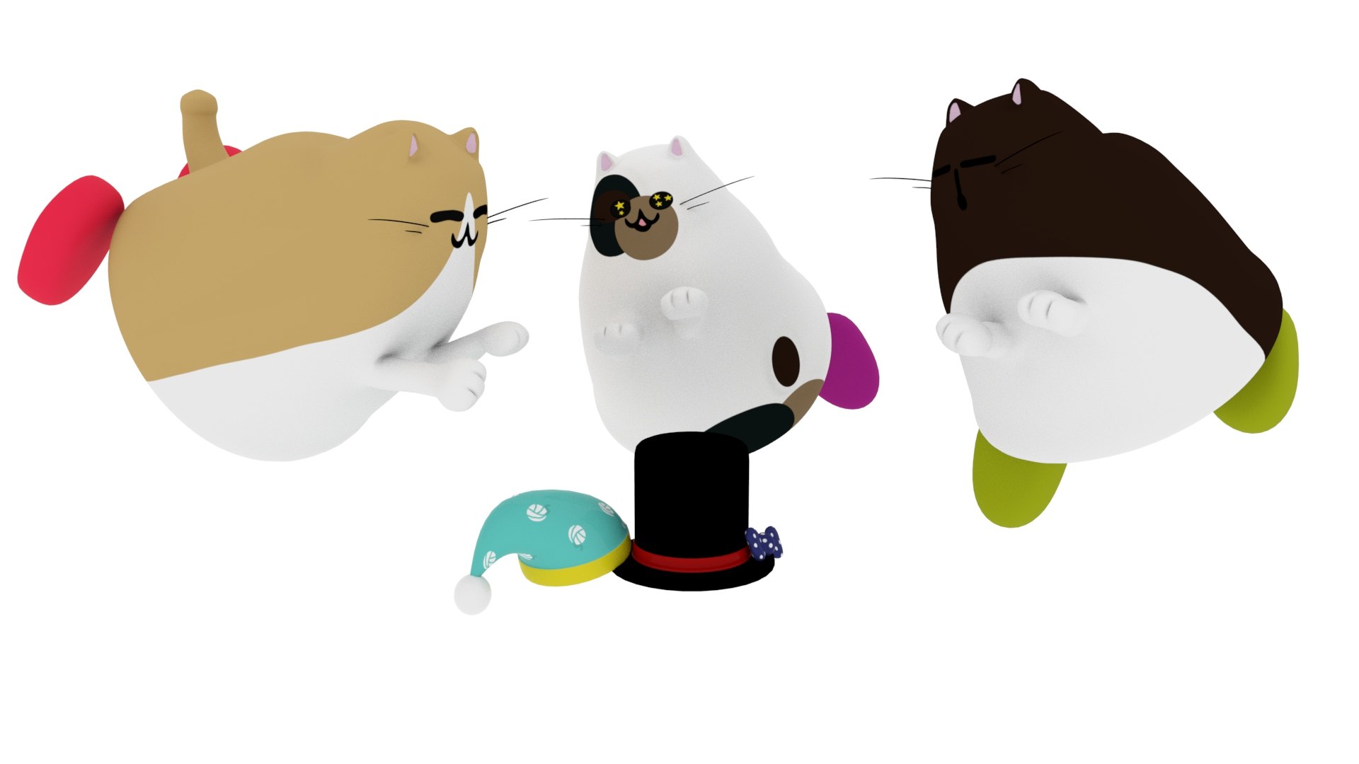 M meow brown 3D model - TurboSquid 1447206