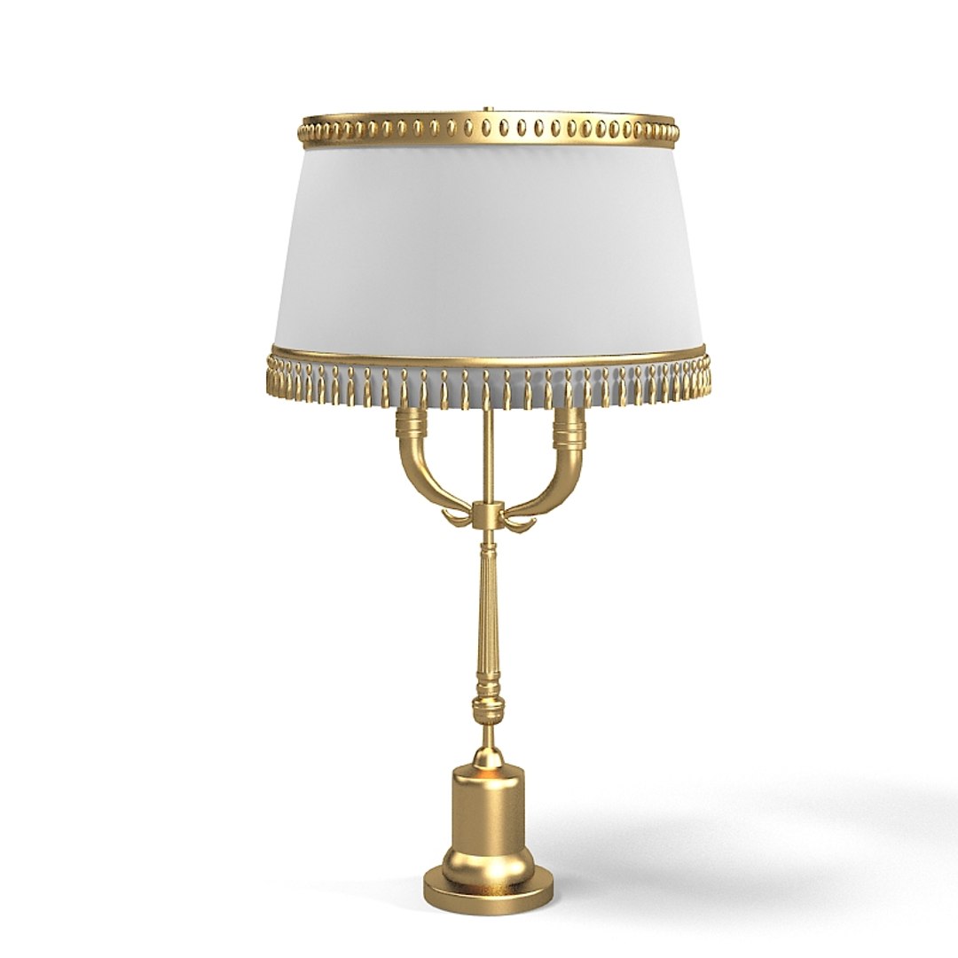 3d Model Of Classic Table Lamp