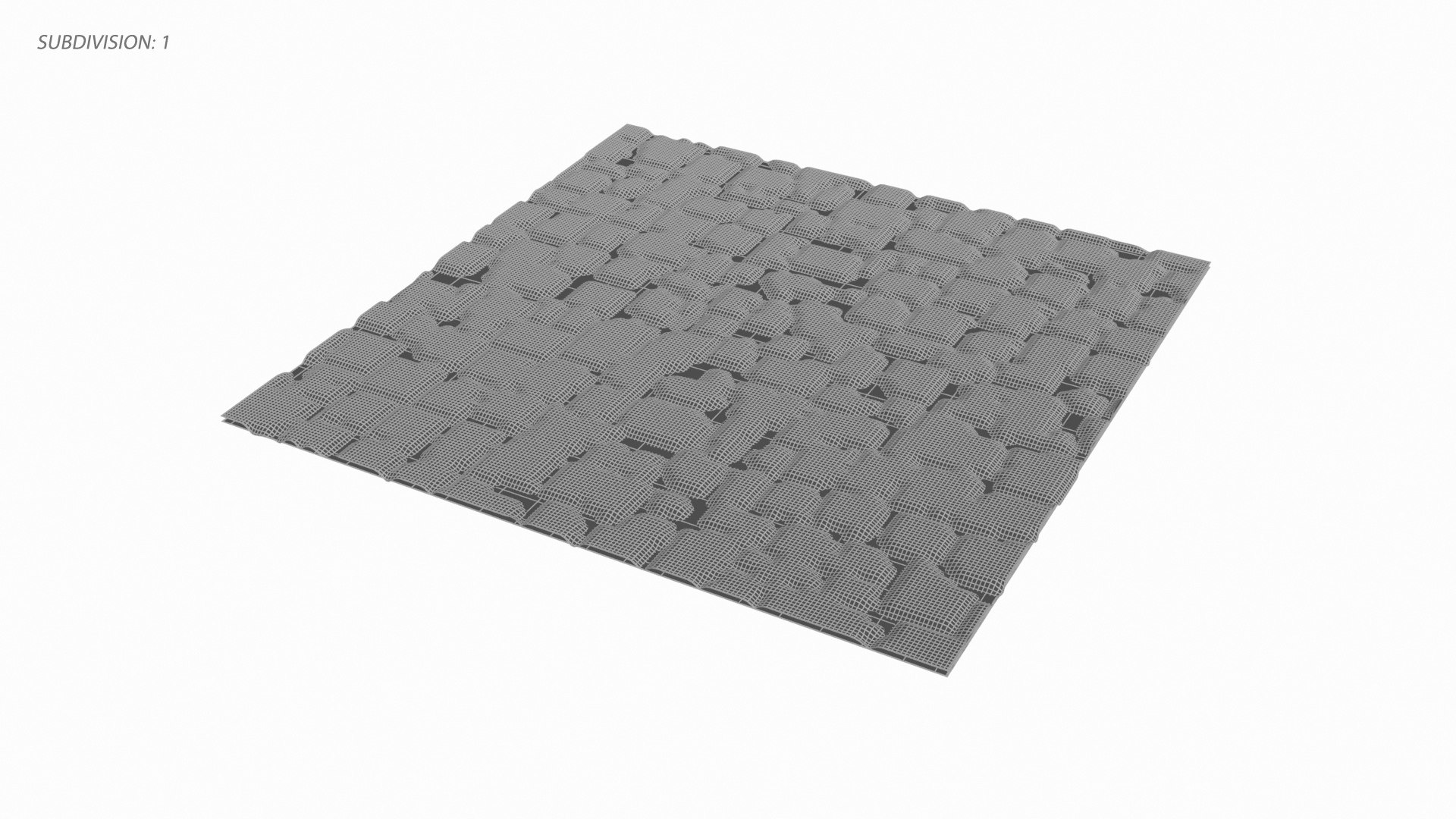 3D Alley Pavement Sample Pattern - TurboSquid 2273615