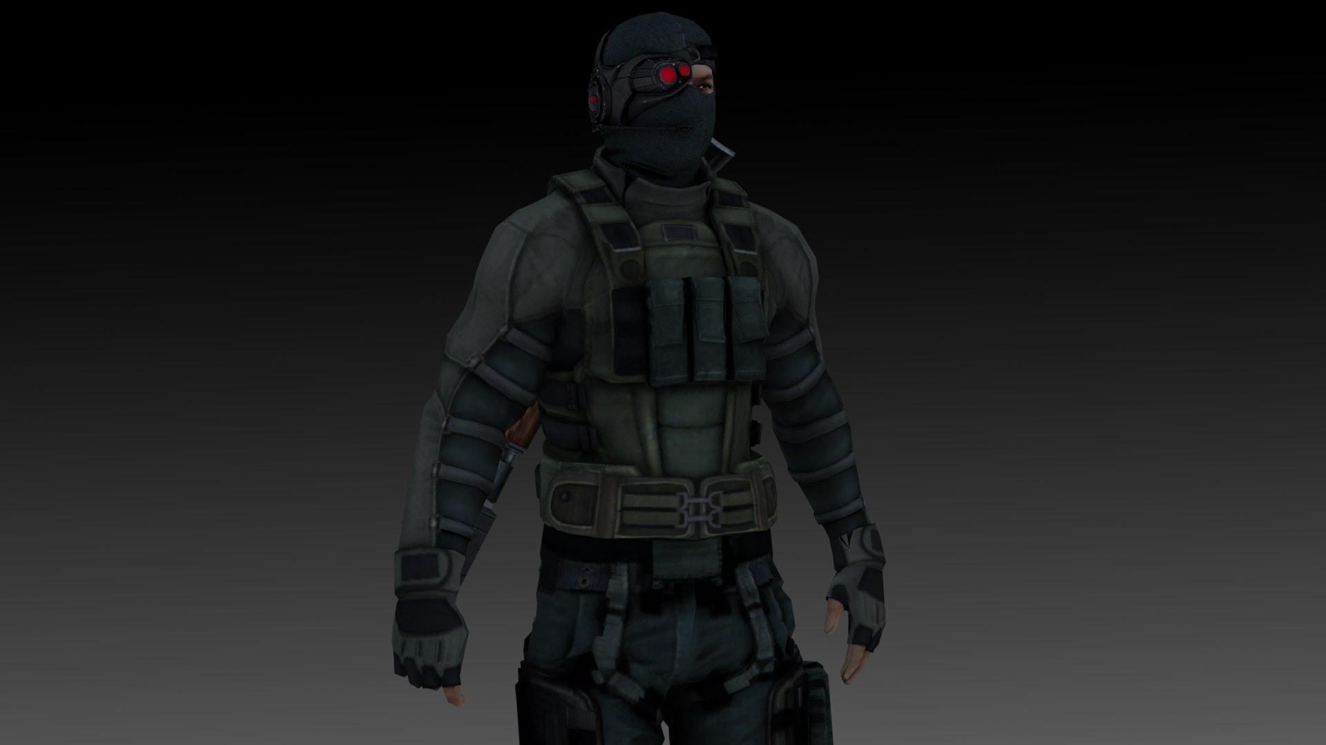 3D Splinter Cell Krestrel Model - TurboSquid 2367581