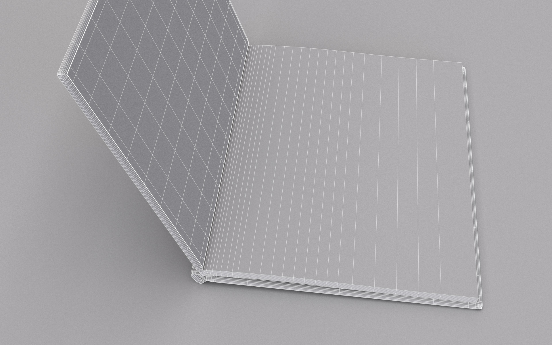 Book closed opened 3D model - TurboSquid 1192271