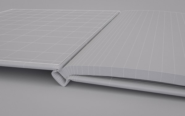 Book closed opened 3D model - TurboSquid 1192271