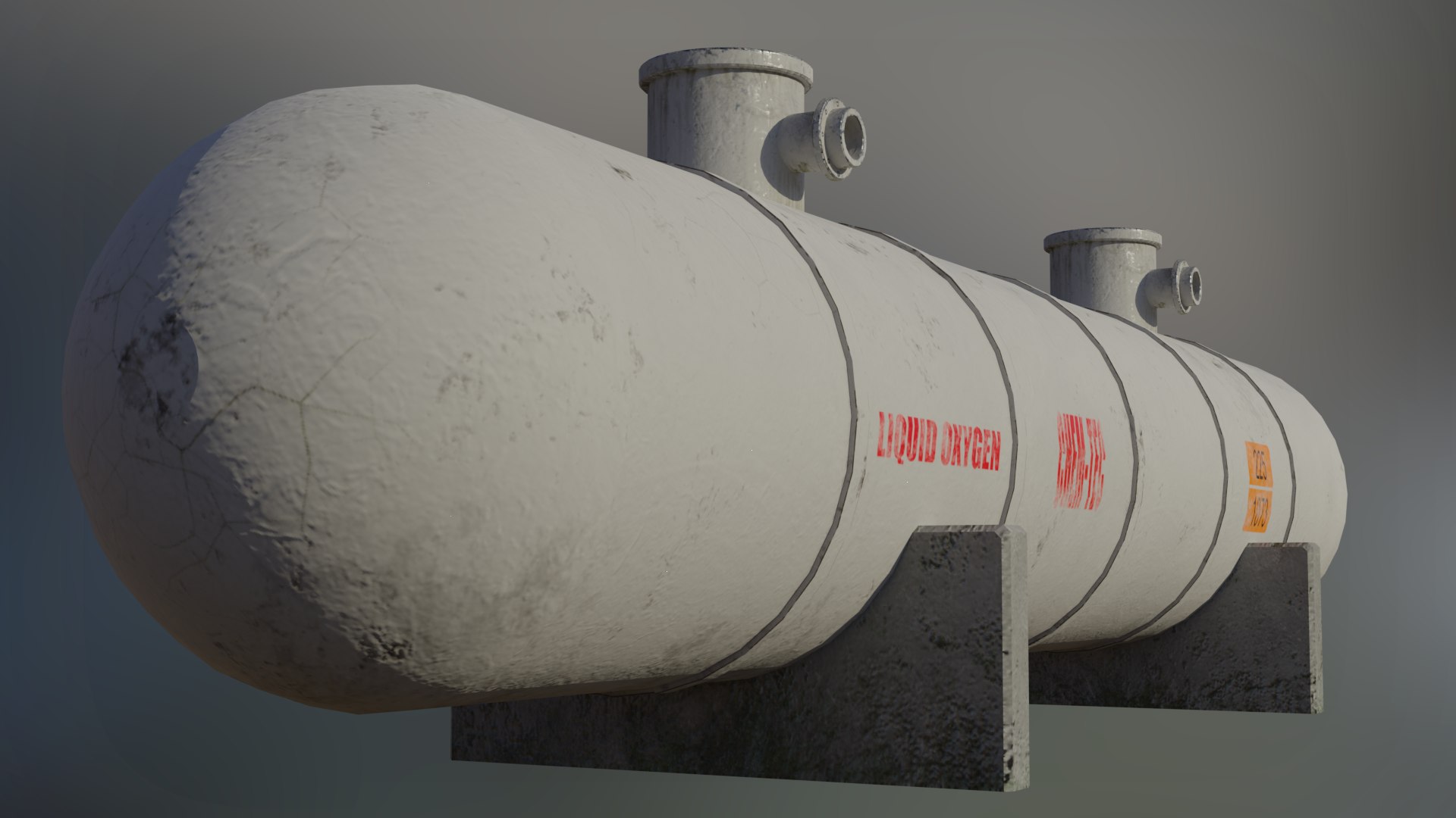 3D Industrial Liquid Oxygen Storage Tank Model - TurboSquid 1806820