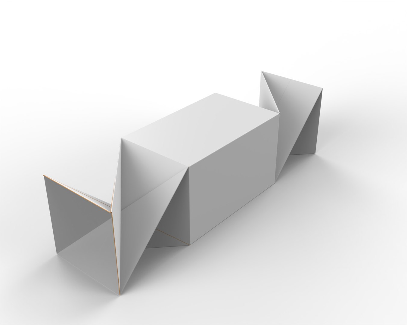 Twisted Box Packaging Box 90x150x130mm 3D Model - TurboSquid 2316579