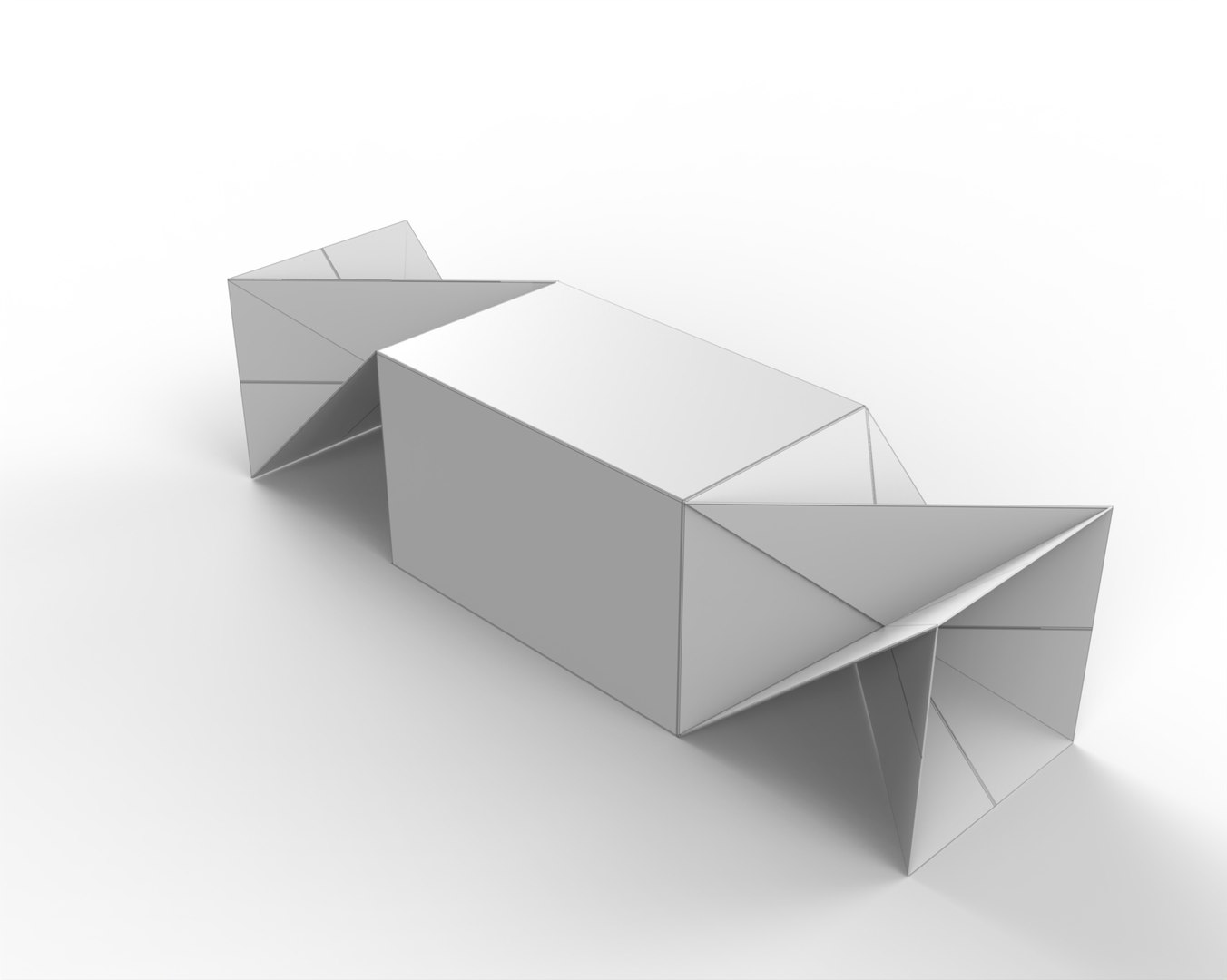 Twisted Box Packaging Box 90x150x130mm 3D Model - TurboSquid 2316579