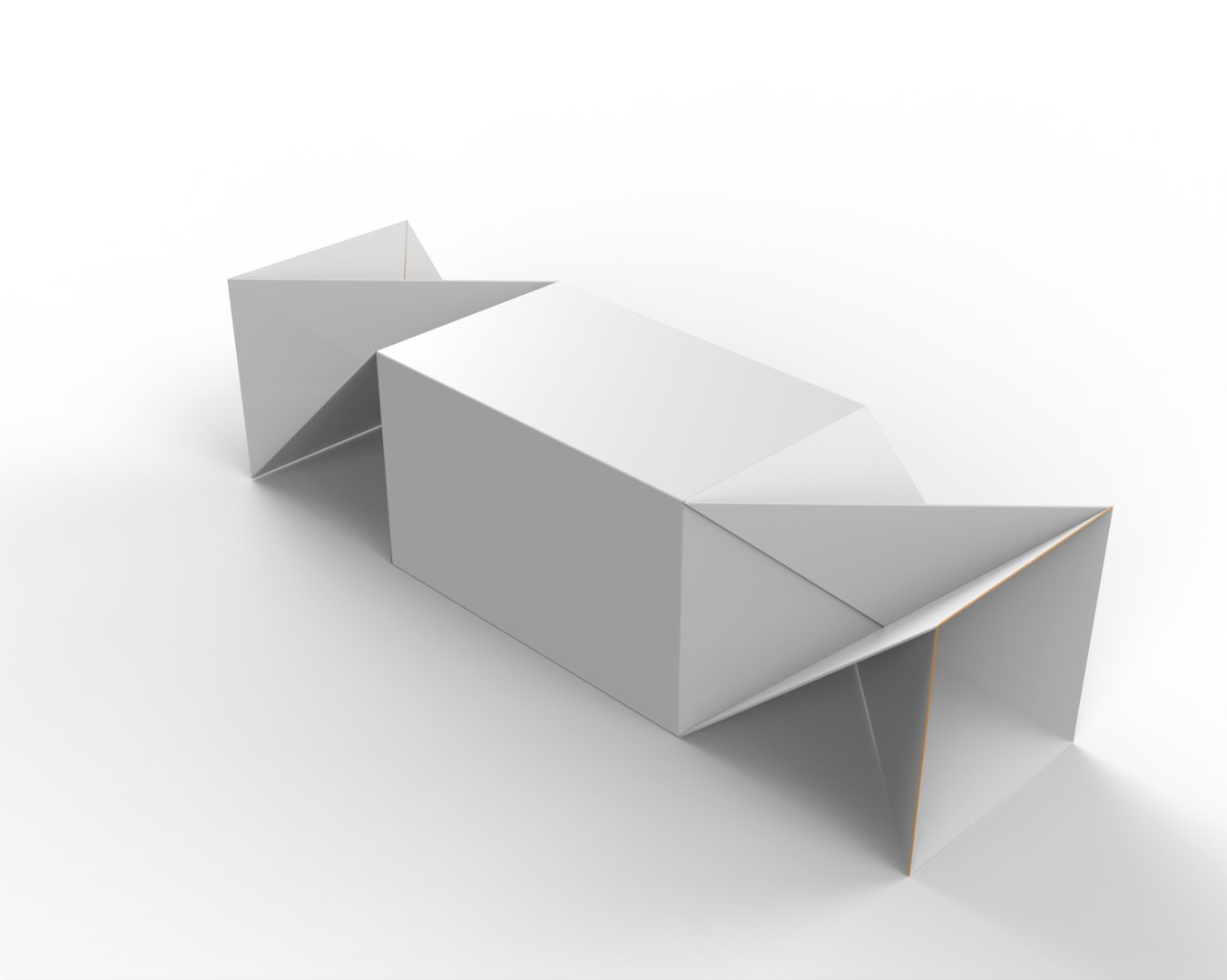 Twisted Box Packaging Box 90x150x130mm 3D Model - TurboSquid 2316579