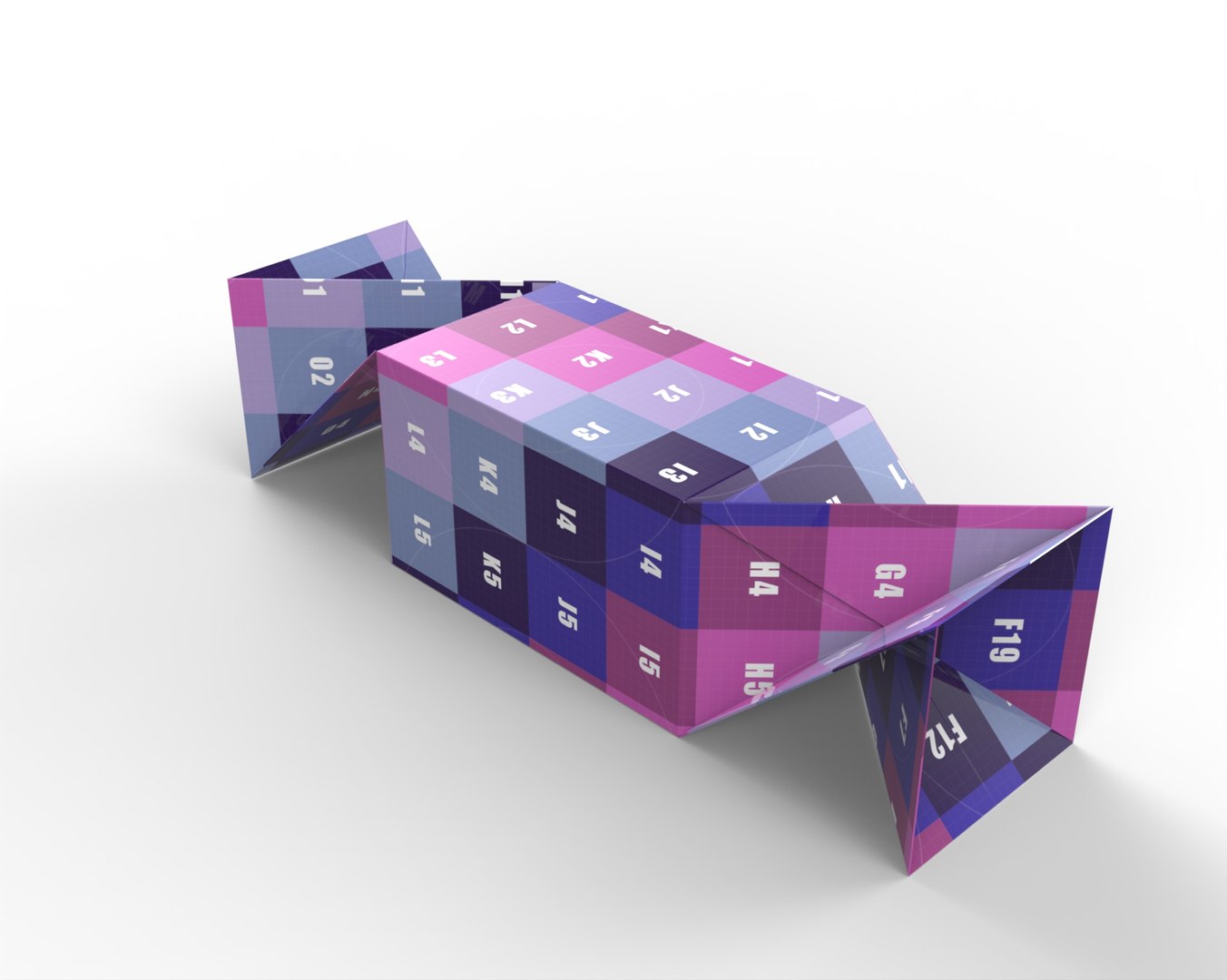 Twisted Box Packaging Box 90x150x130mm 3D Model - TurboSquid 2316579