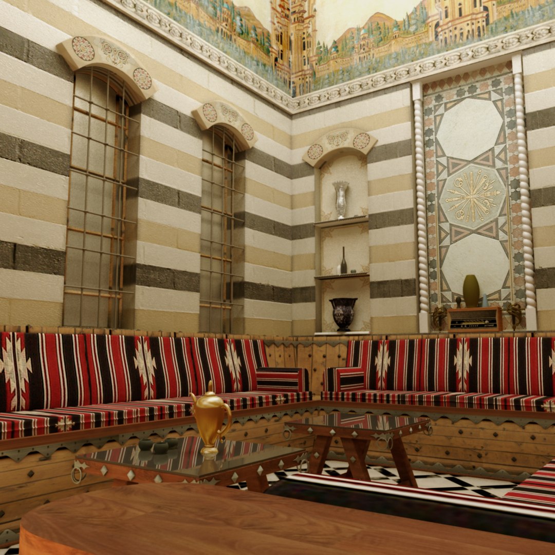 Interior Arab House 3d Model