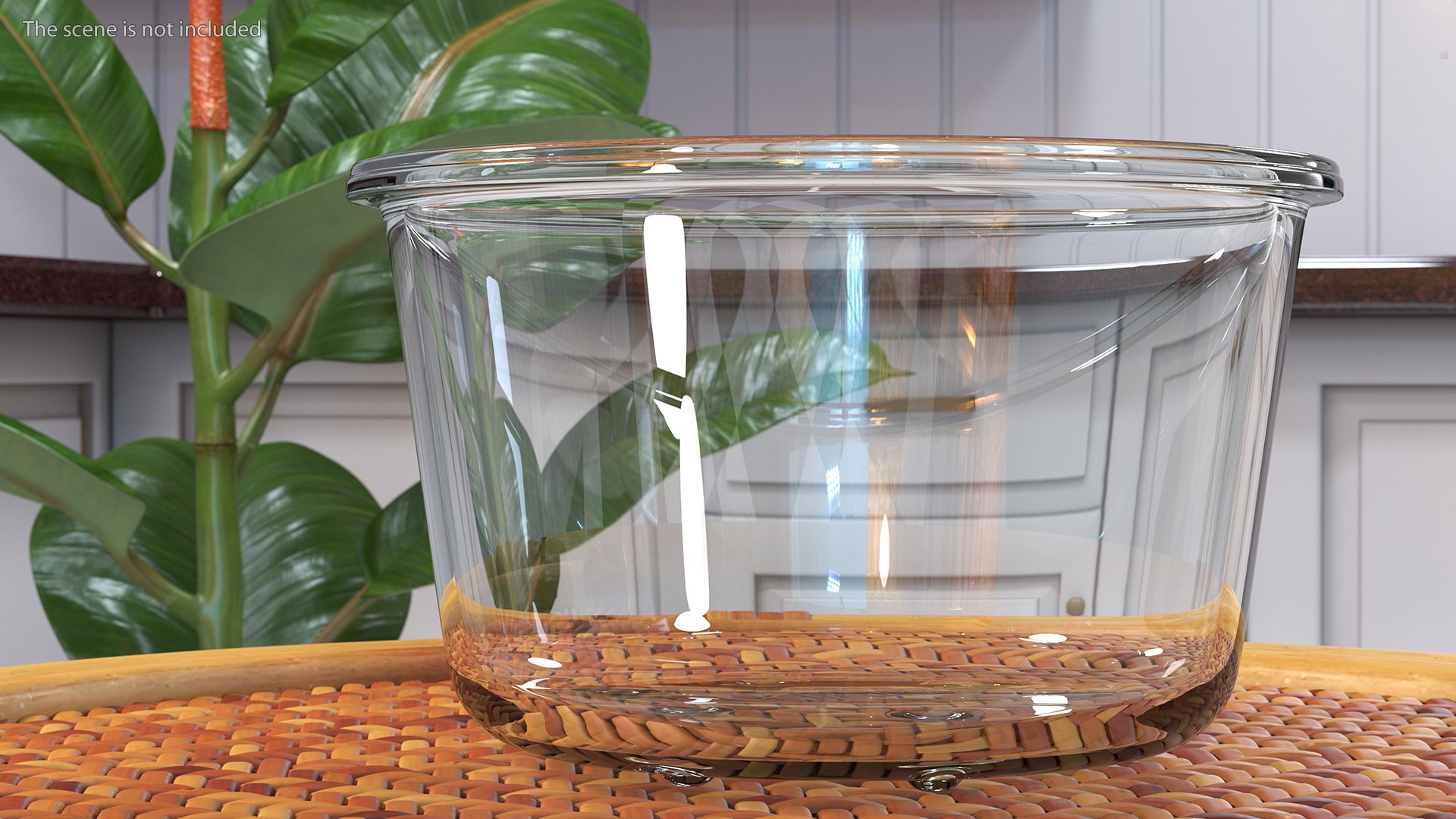 3D Round Glass Clip Lock Storage Container 600ml - TurboSquid 1735541