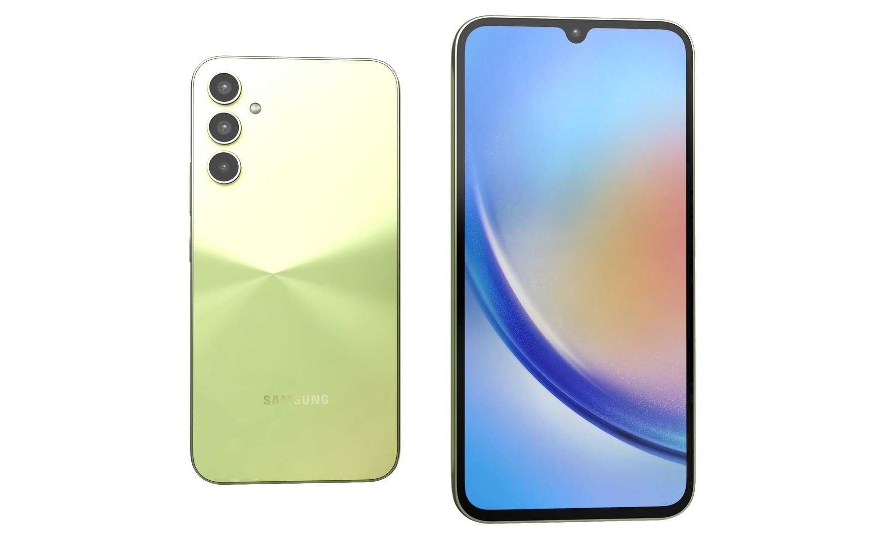 Samsung Galaxy A34 Green 3D Model - TurboSquid 2045356