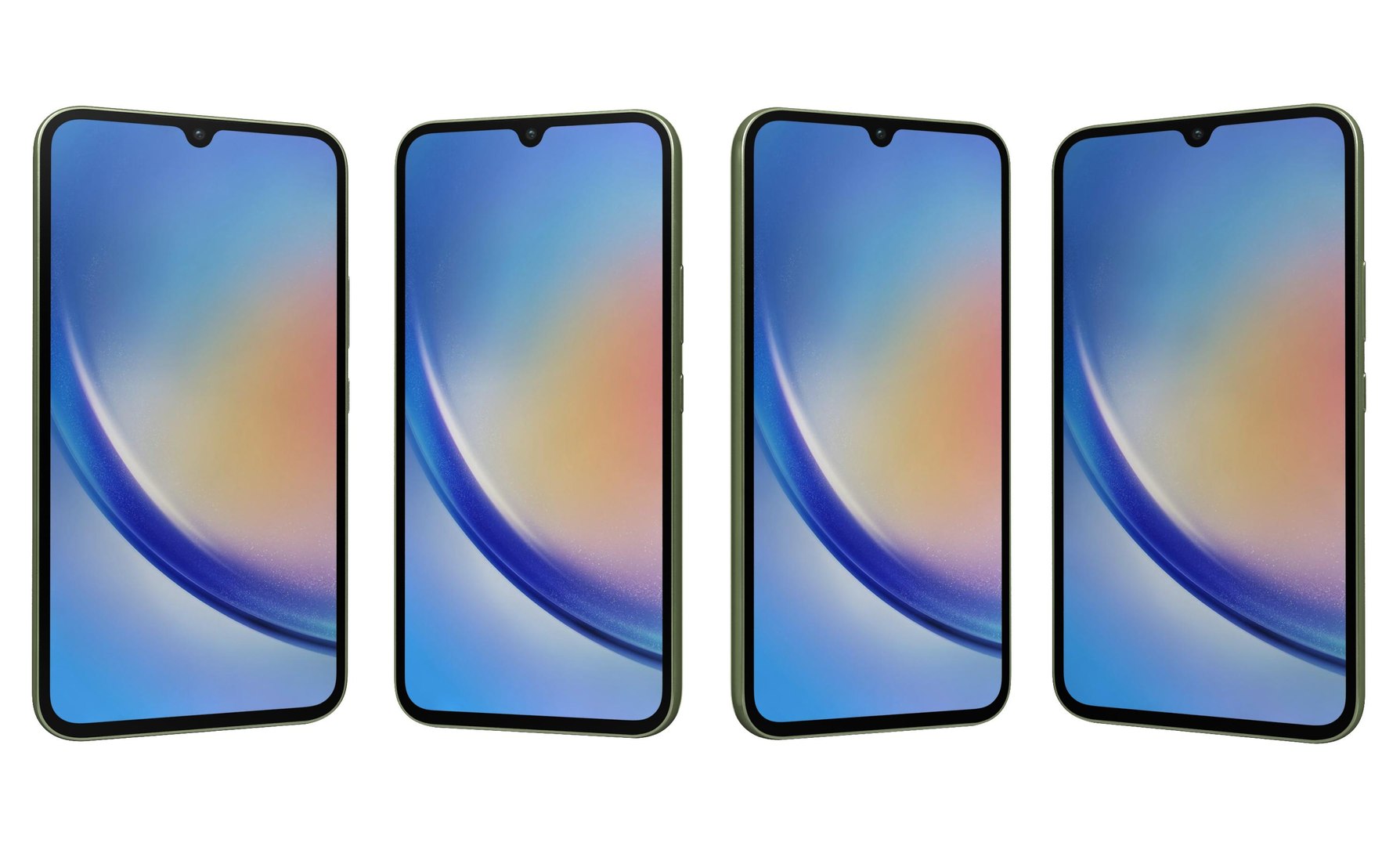 Samsung Galaxy A34 Green 3D Model - TurboSquid 2045356