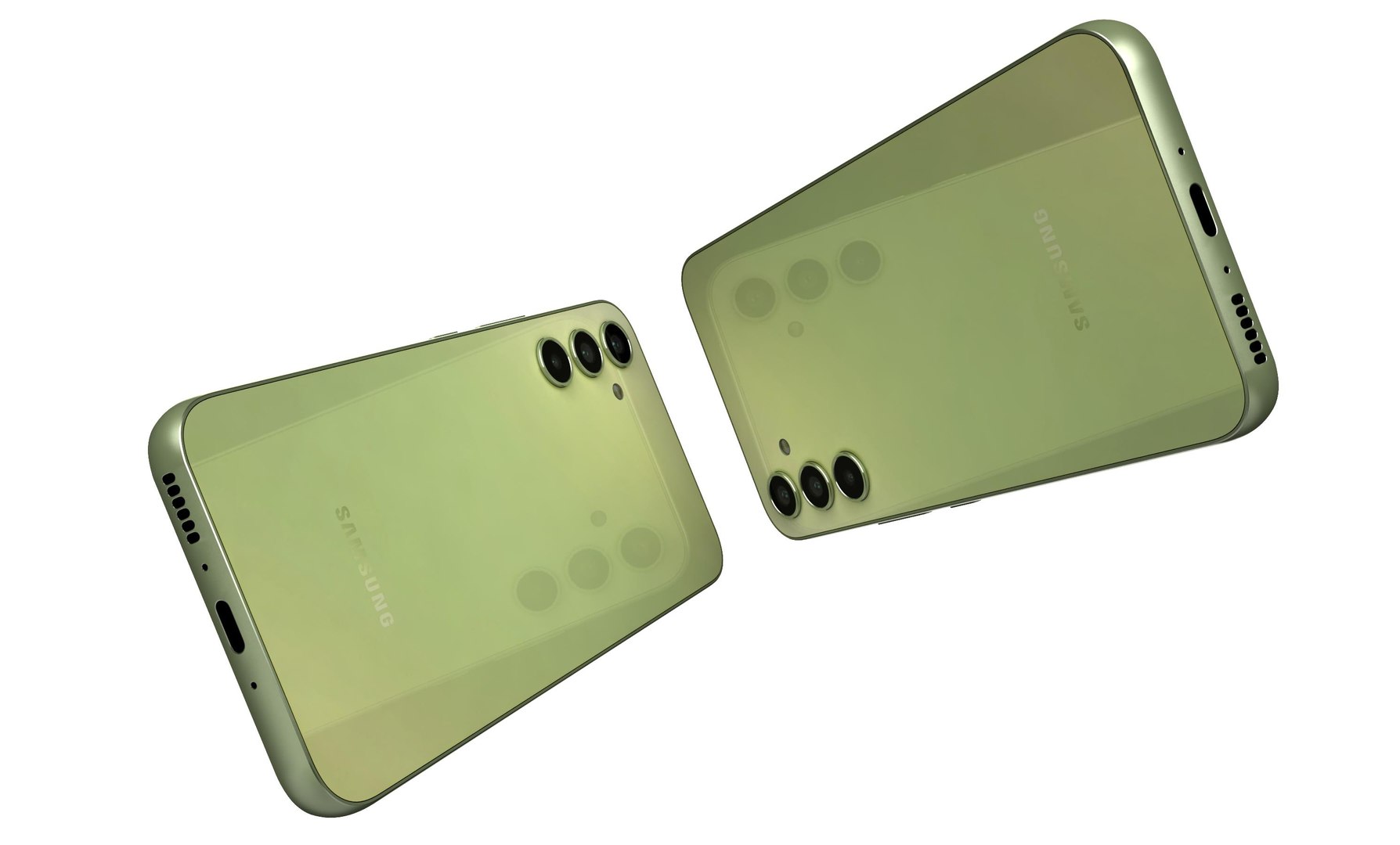 Samsung Galaxy A34 Green 3D model - TurboSquid 2045356
