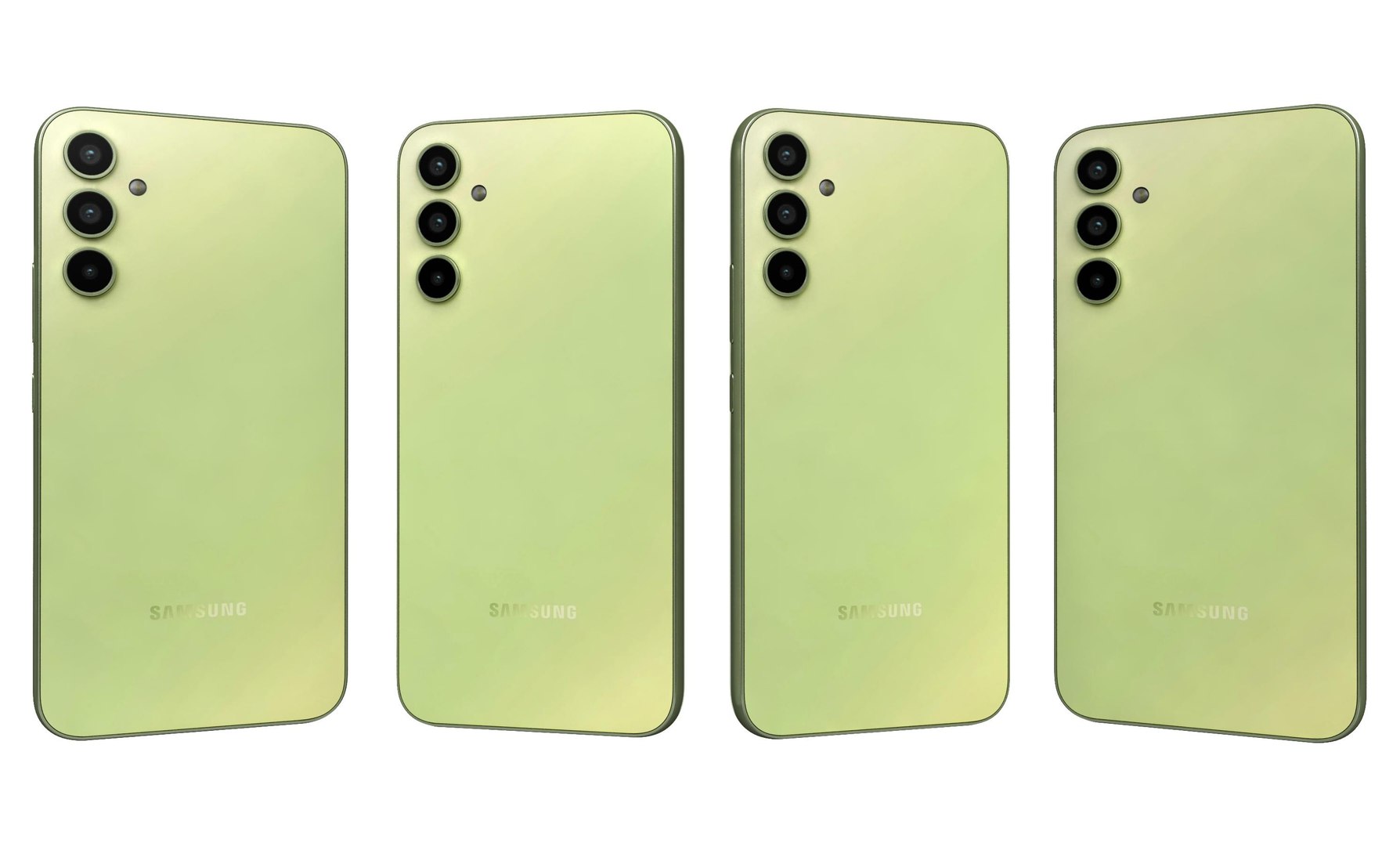 Samsung Galaxy A34 Green 3D Model - TurboSquid 2045356