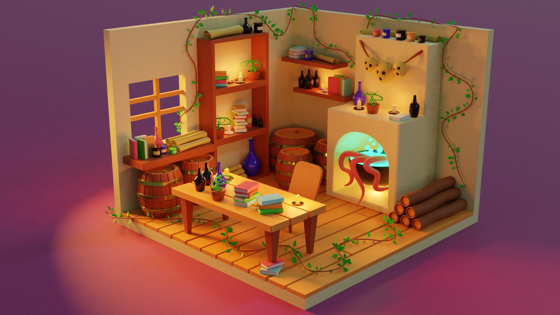 Free 3D Magic Laboratory - TurboSquid 2223201