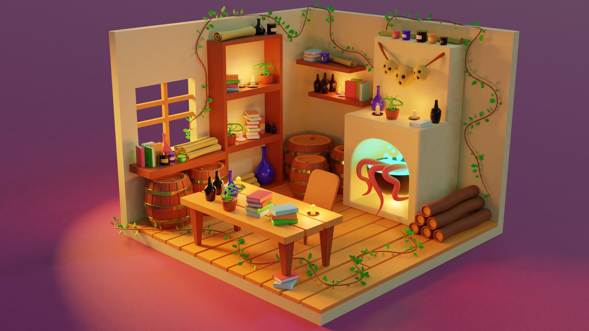 Free 3D Magic Laboratory - TurboSquid 2223201