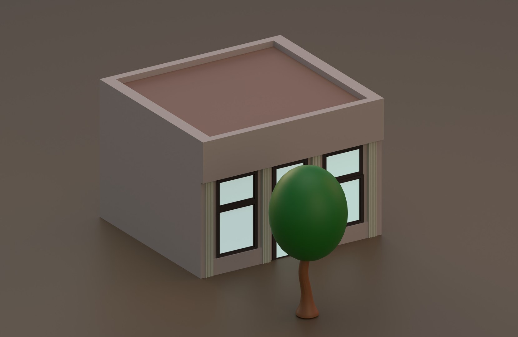 Cartoon Building 3D Model - TurboSquid 2248924