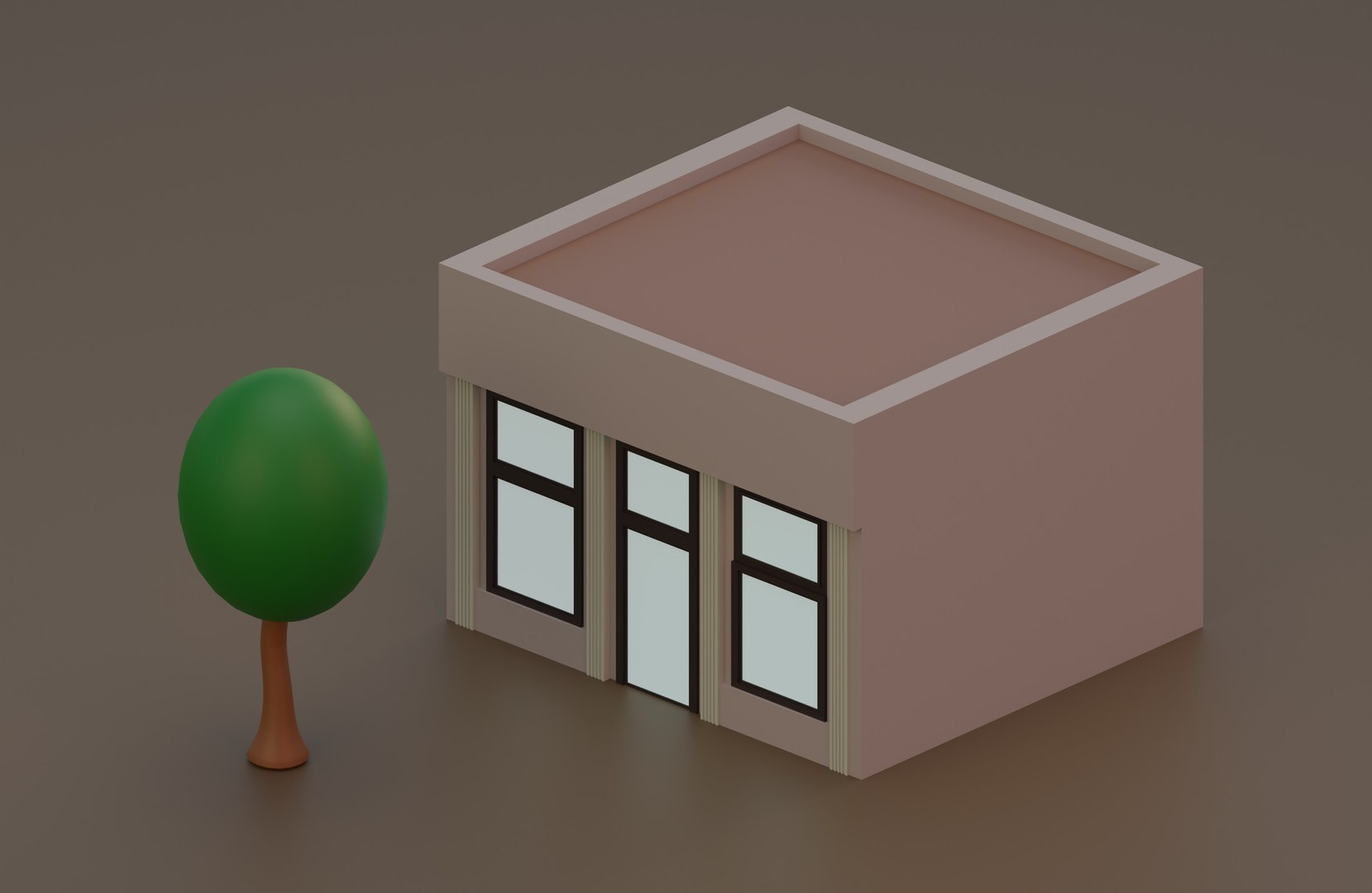 Cartoon Building 3D Model - TurboSquid 2248924