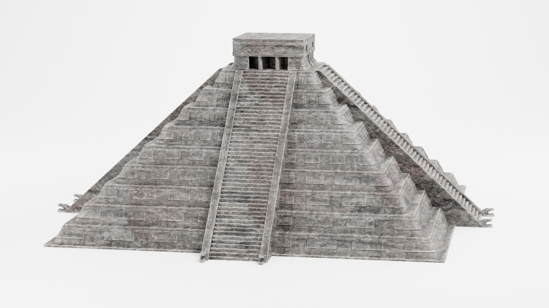 3D Mayan Pyramid - Chichen Itza - TurboSquid 2029486