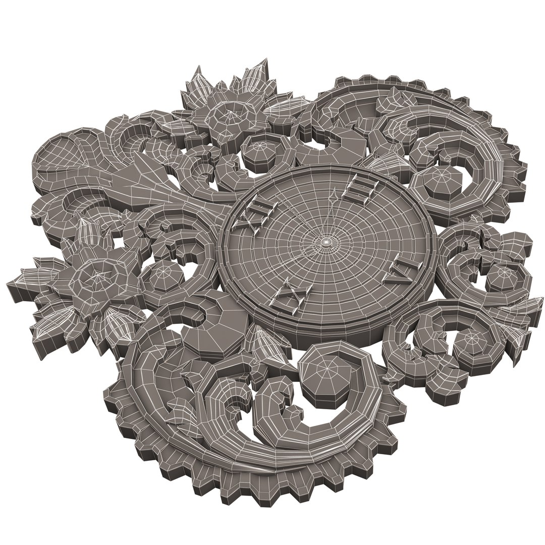 Classic Wall Clock 3D model - TurboSquid 1823732