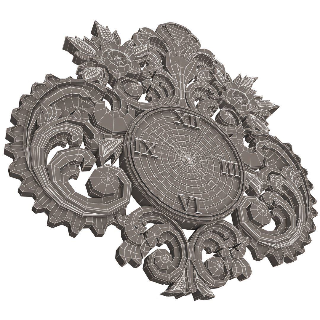 Classic Wall Clock 3D model - TurboSquid 1823732