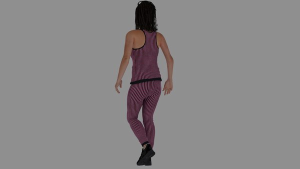 Character female rigged 3D model - TurboSquid 1688244