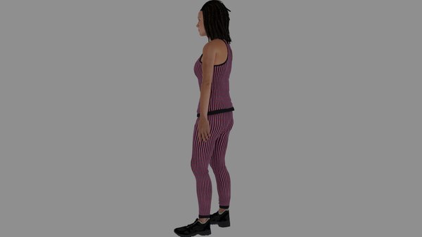 Character female rigged 3D model - TurboSquid 1688244