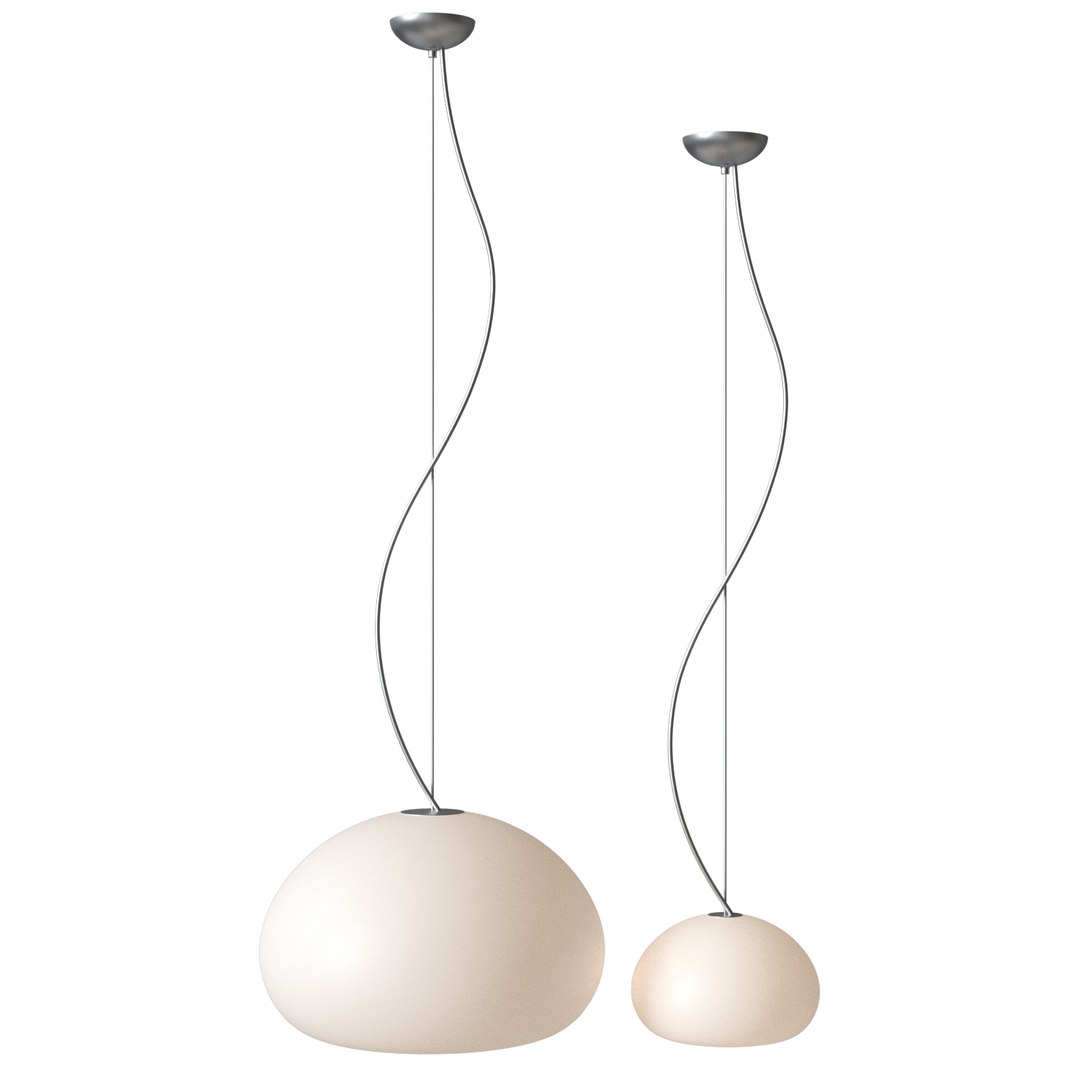 Fluid Pendant Lamp 3D Model - TurboSquid 1948735