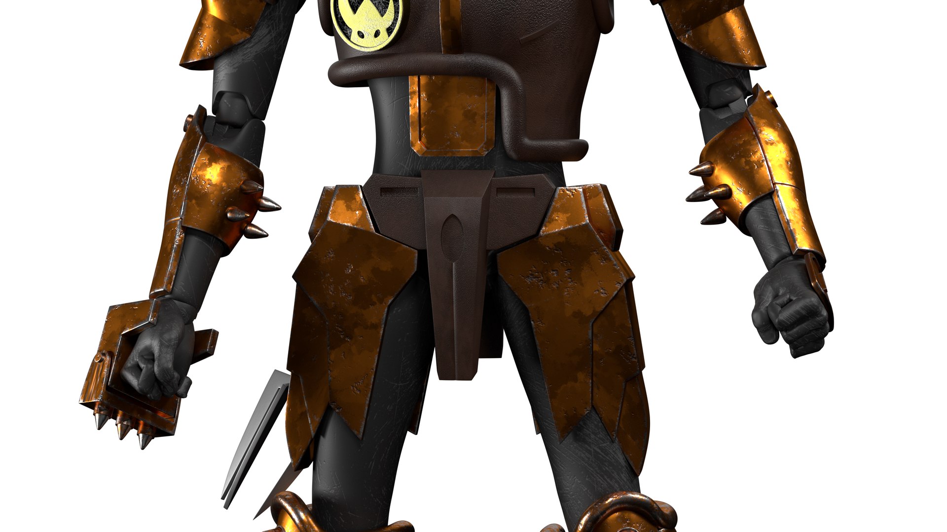 3D Model Demon Altar Fighter Mecha Samurai Anime Characters Blazing ...